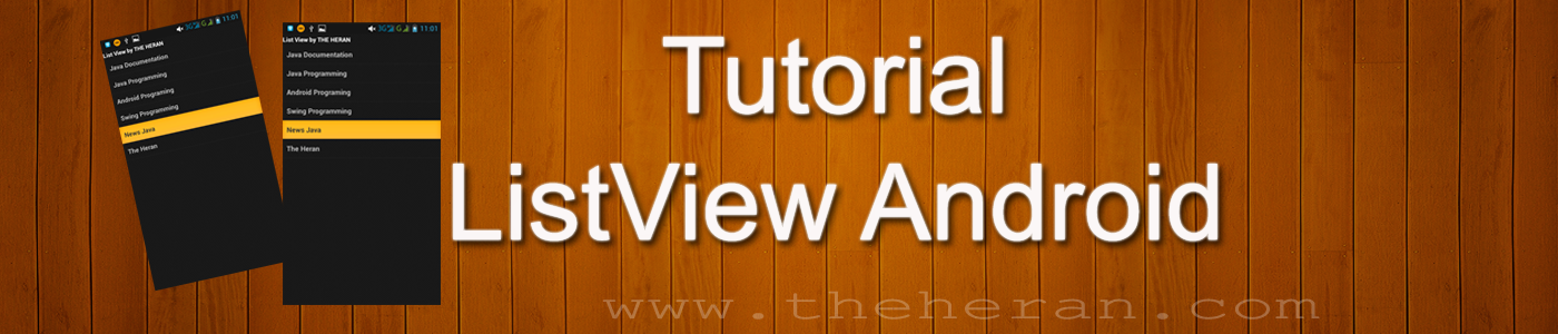 Tutorial Membuat ListView Sederhana – DeRie Berbagi..